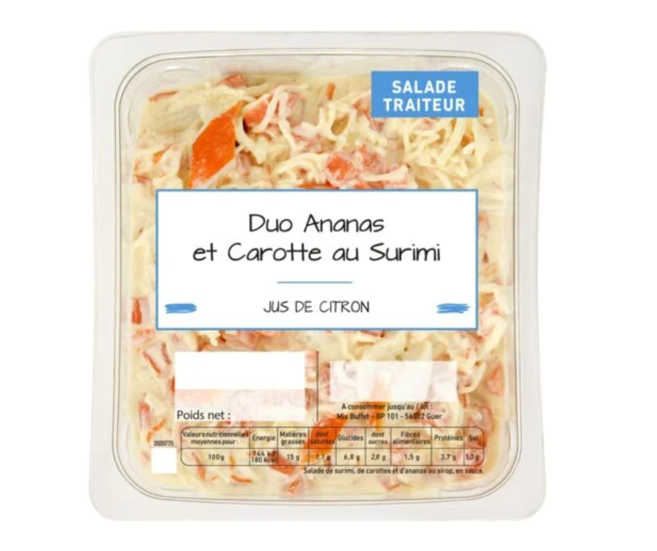 Duo d'ananas carottes surimi - 1,5 KG | Panier du Clos