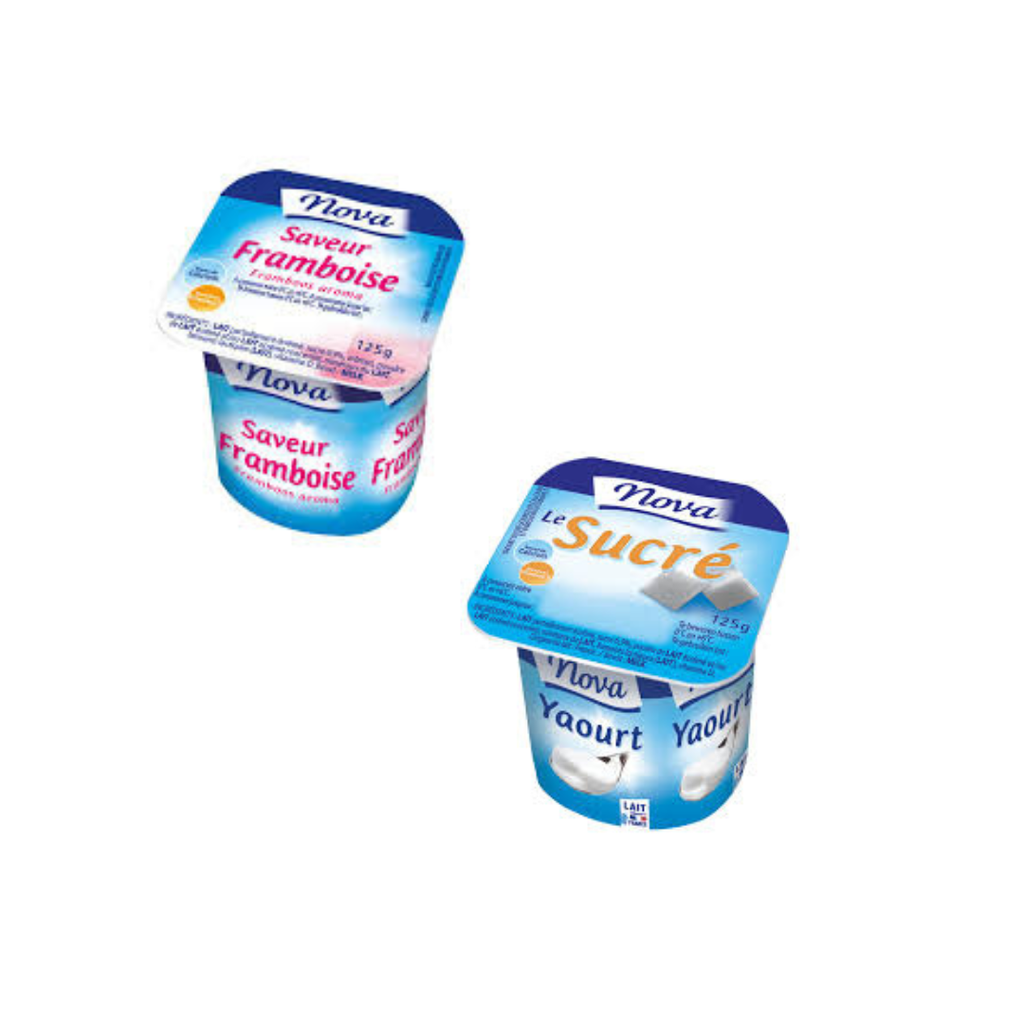 Mix yaourts aromatisés & yaourts sucrés - 16pot | Panier du Clos